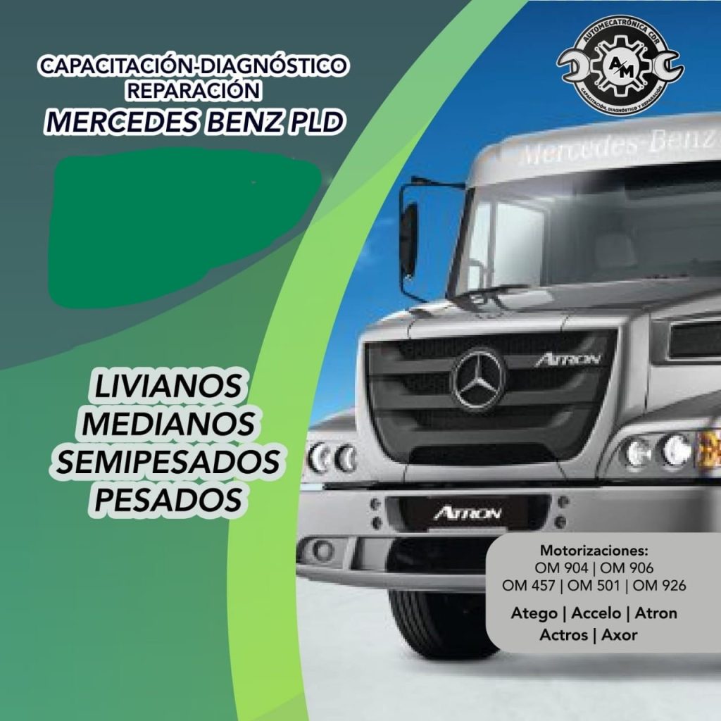 Curso de DiagnósticoMercedes Benz PLD – Automecatrónica
